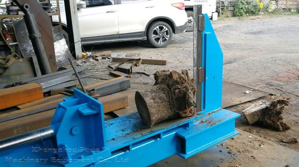 Wood splitting machine-Fude Machinery-wood crusher manufacturer