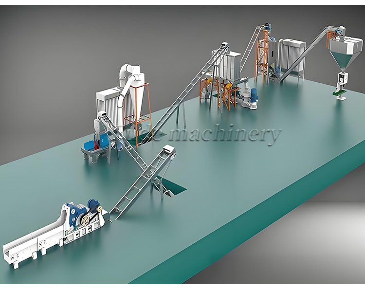 What are the advantages of a wood crusher production line